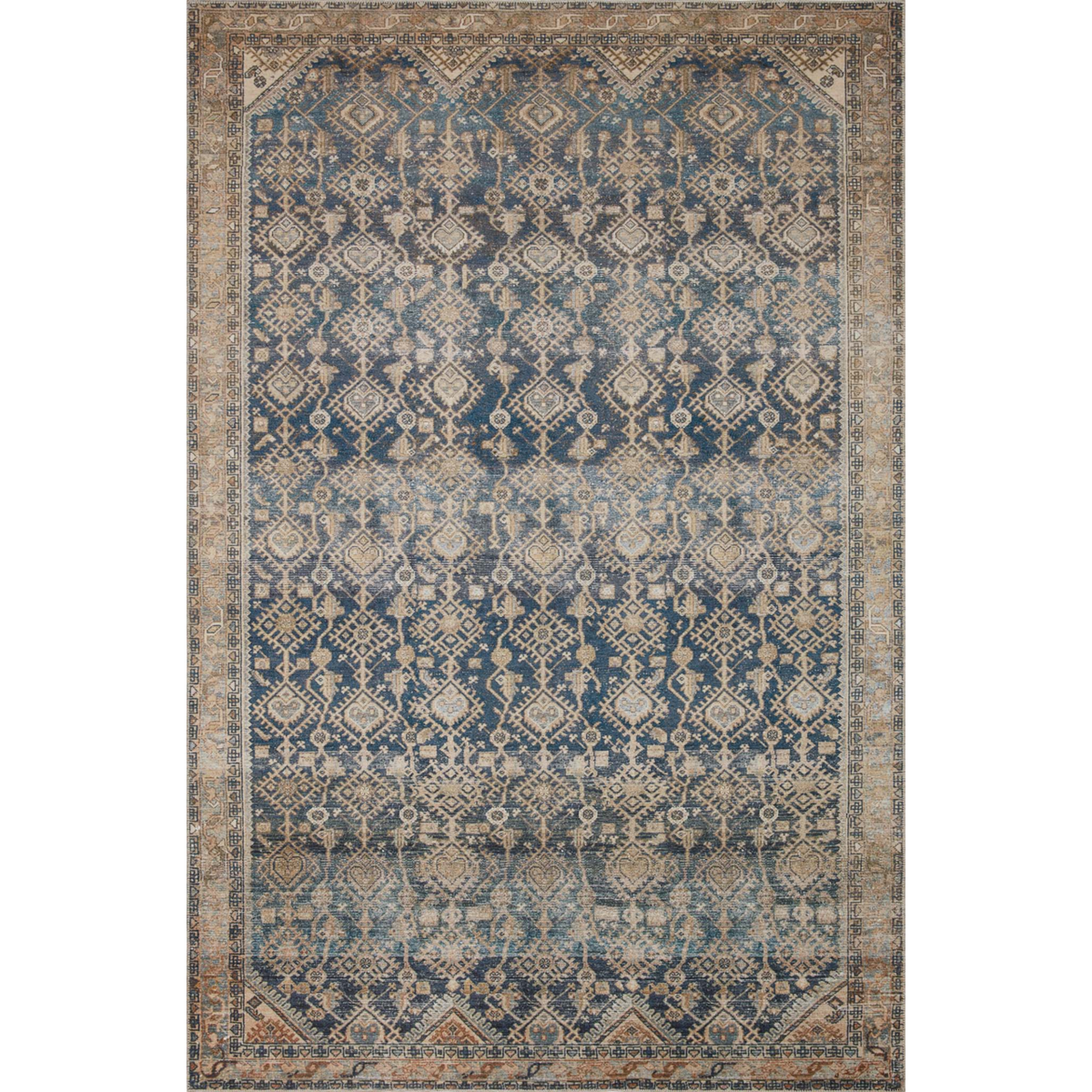Magnolia Home Lenna Indigo Natural Rug – Reimagine Designs