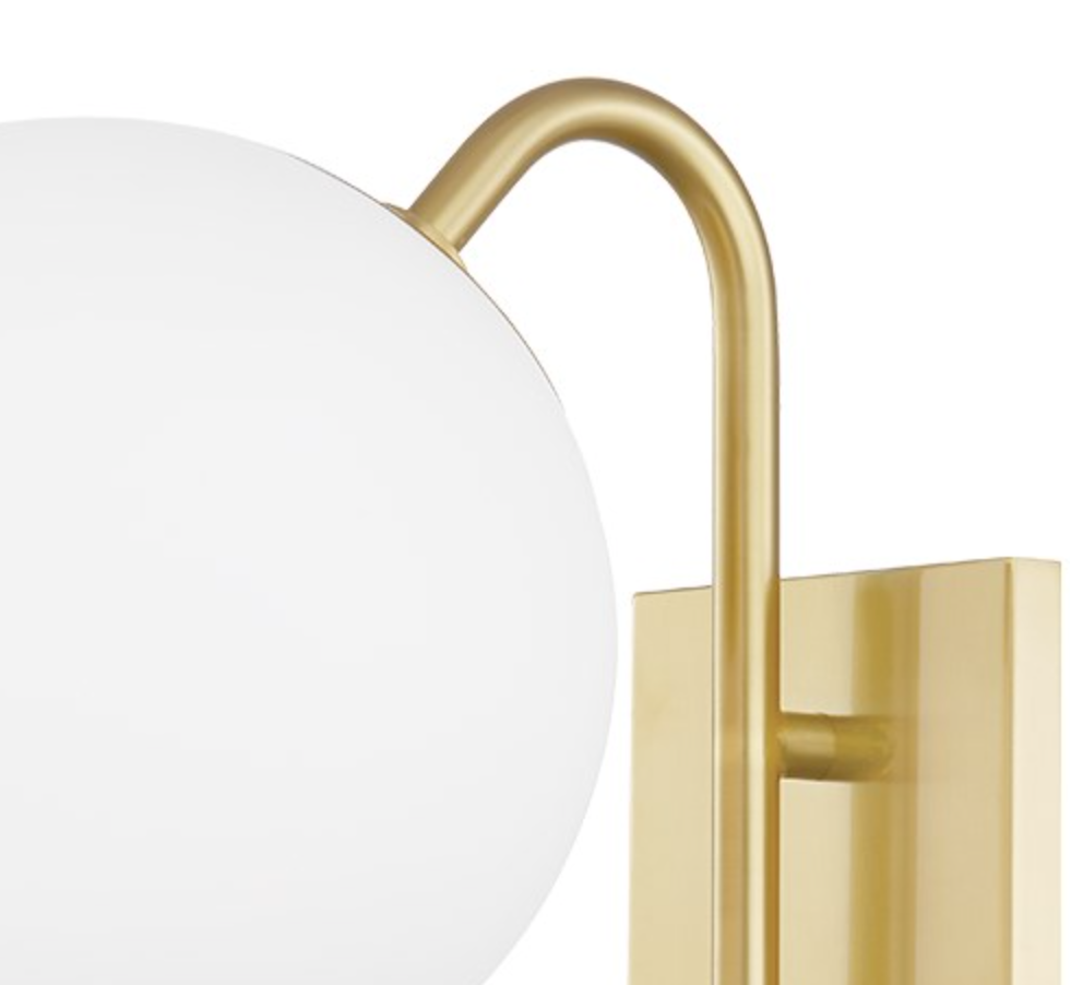 Ingrid Aged Brass Wall Sconce – Reimagine Designs