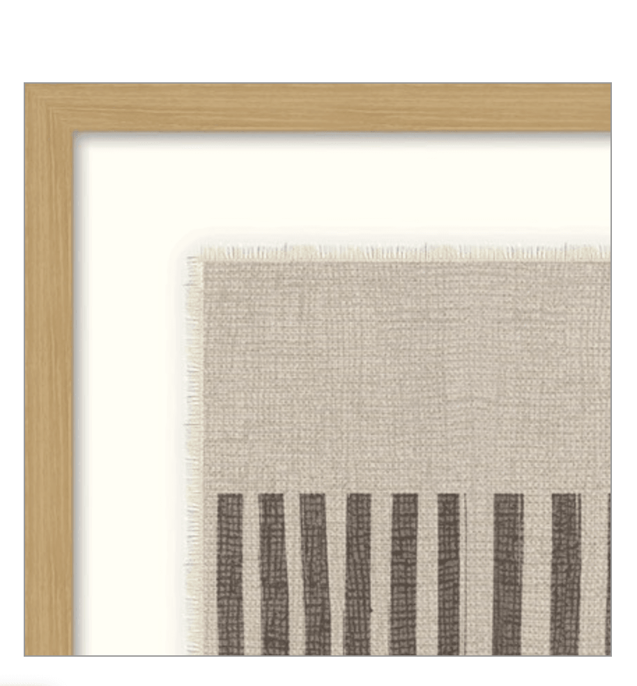Bamboo Hand Frayed Edges Art II – Reimagine Designs